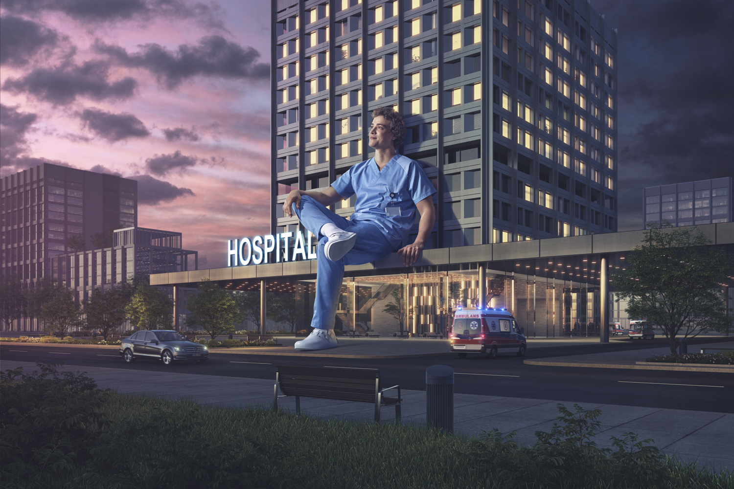 SCHRACK SECONET - HOSPITAL MAN / Client: Schrack Seconet / Agency ...