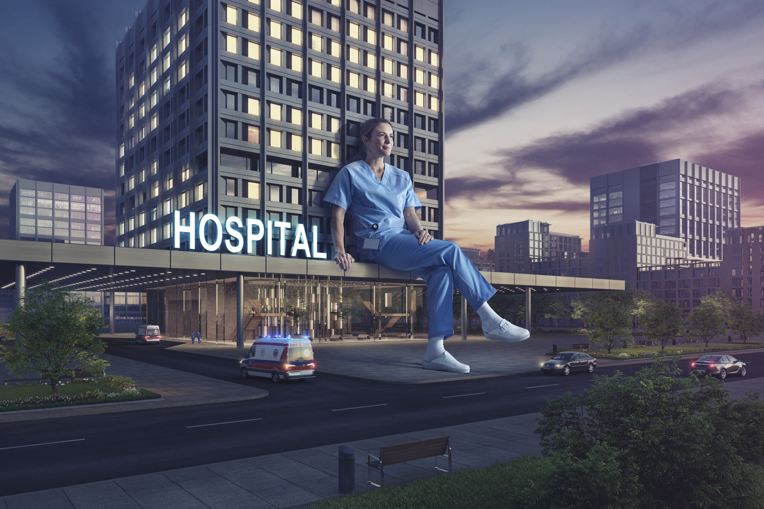 SCHRACK SECONET - HOSPITAL WOMAN / Client: Schrack Seconet / Agency ...